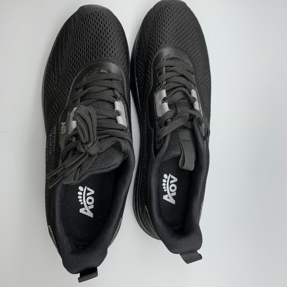AOV | Shoes | New Aov Womens Black Air Walk Arch Support Sneaker | Poshmark